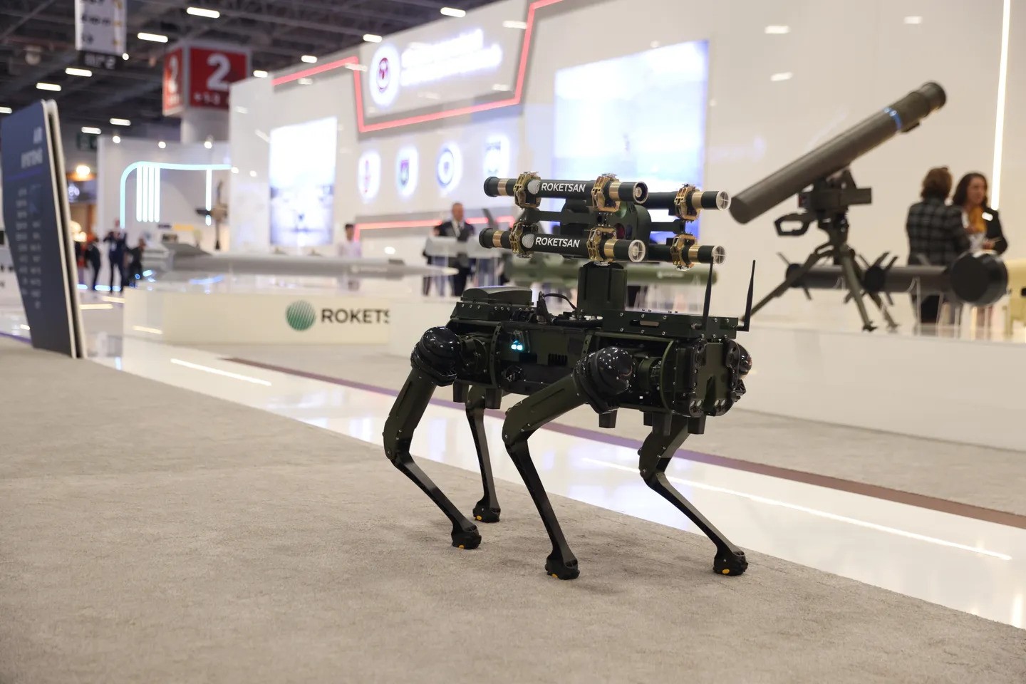 Autonomous robot dog with laser-guided missiles introduced by Turkish ...